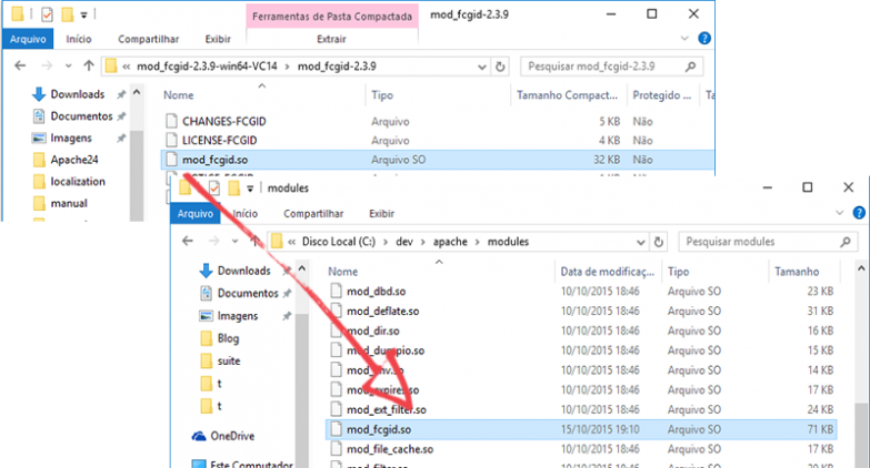 Vamos criar também um diretório chamado projetos, que é onde iremos armazenar nossos scripts PHP.
